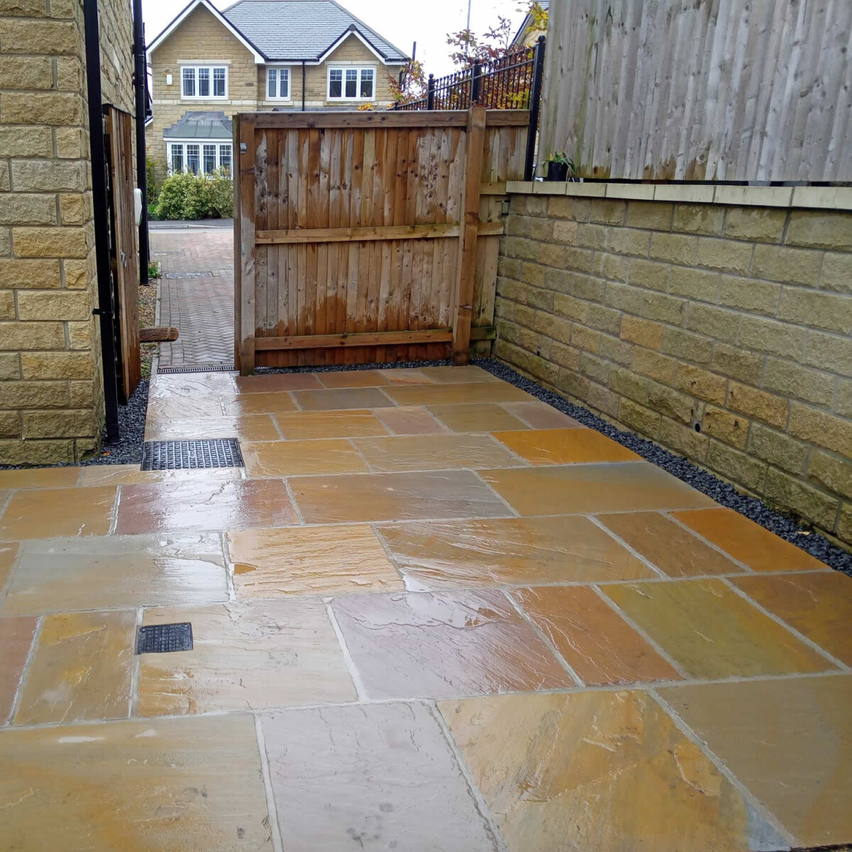 Easypave Yorkshire Buff Brushed and Tumbled Paving - Available from ...